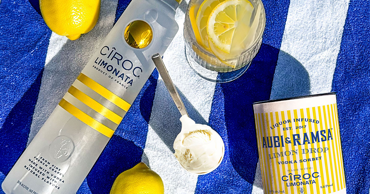 Flavoured Vodka: Cîroc Limonata soll mit mediterraner Frische punkten